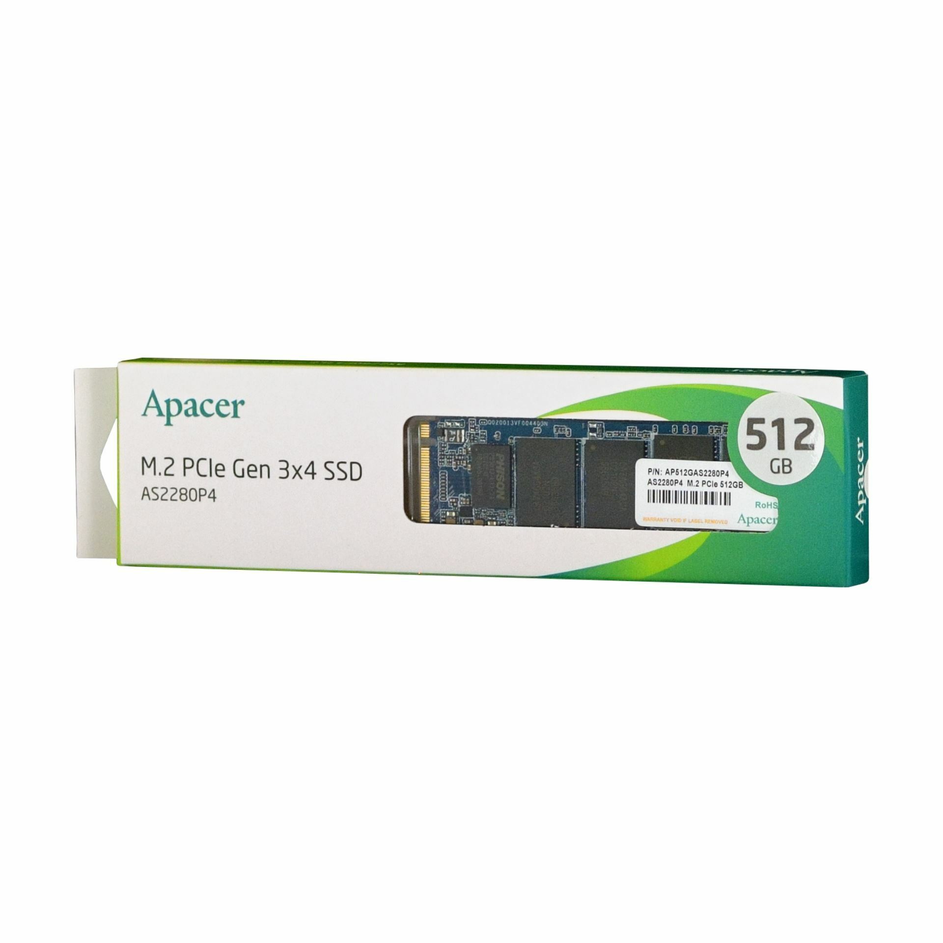 APACER AS2280P4 512GB | 2100/1500MB/s | NVMe SSD Disk