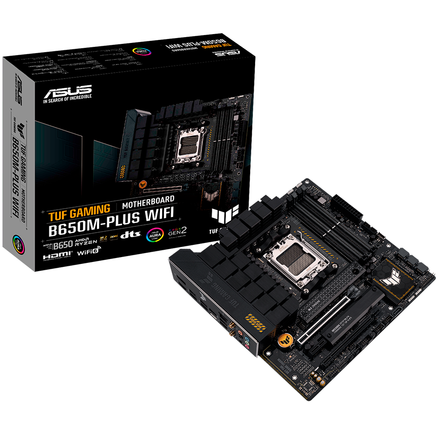 ASUS TUF GAMING B650M-PLUS | AM5 | MATX | AMD B650 | DDR5 | Matična Plošča