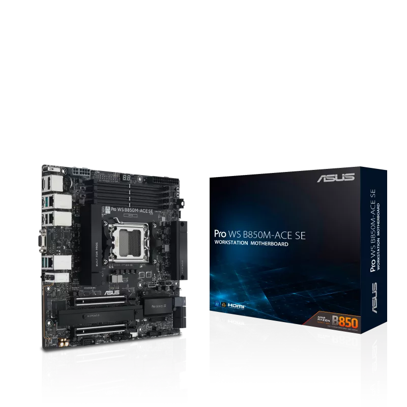 ASUS PRO WS B850M-ACE SE | AM5 | ATX | DDR5 | Matična Plošča