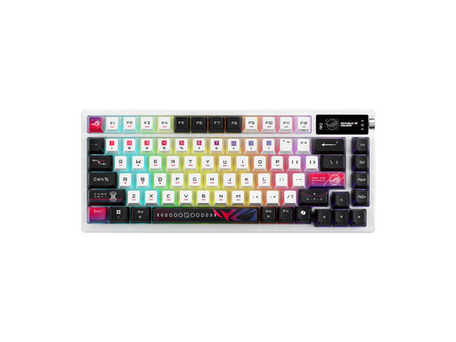 ASUS ROG Azoth X Wireless | ROG NX Snow V2 | OLED | RGB | Tipkovnica Za ...