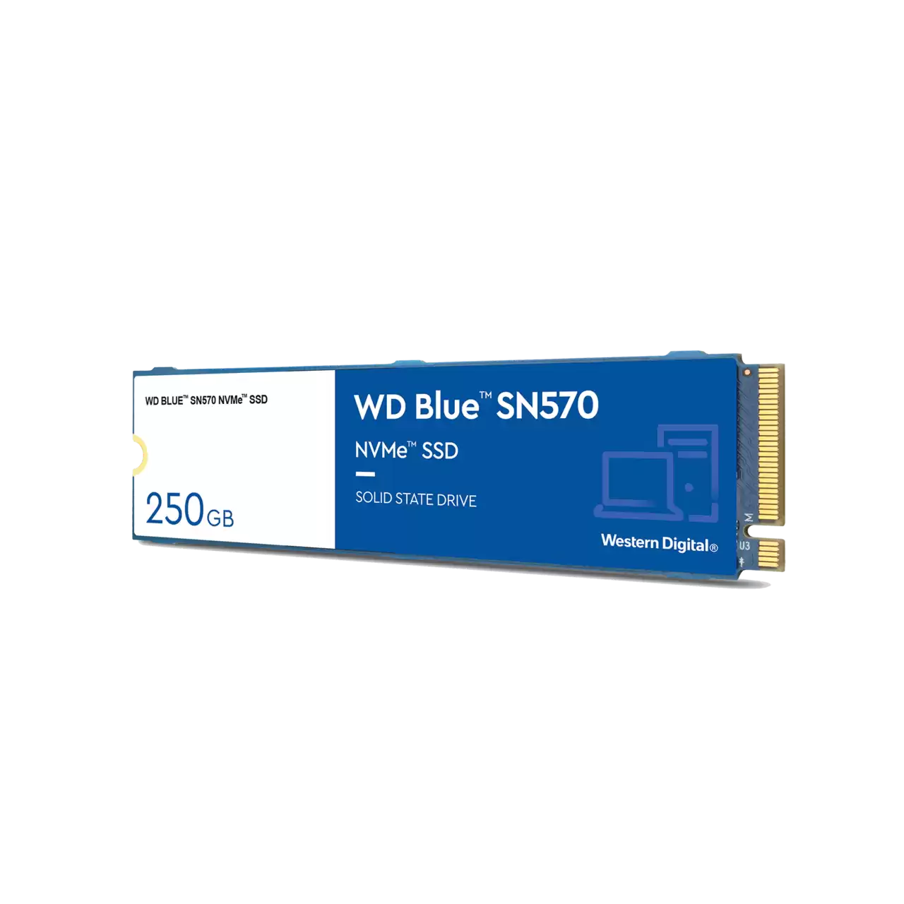 WD Blue SN750 | 250GB | M.2 | 3300/1200MB/s | WDS250G3B0C | NVMe SSD Disk