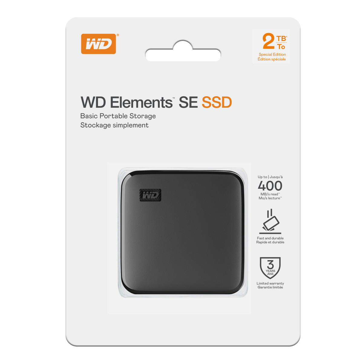 WD ELEMENTS SE | 2TB | USB3.0 | Zunanji SSD Disk
